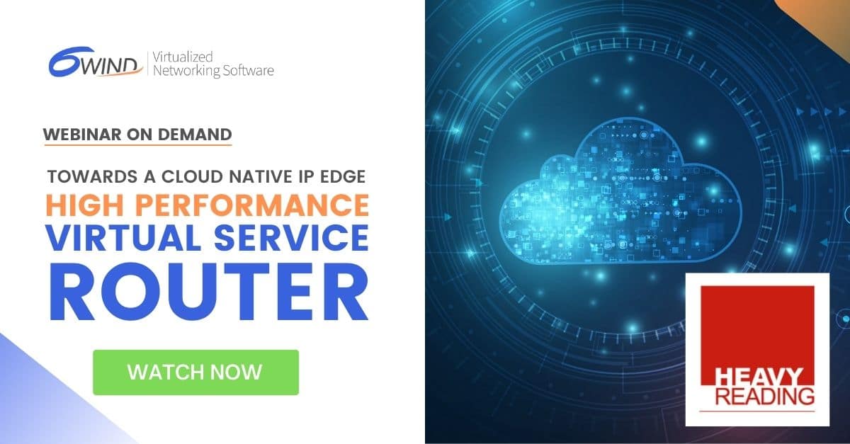 Webinar on Virtual Service Routers: Towards a Cloud Native IP Edge