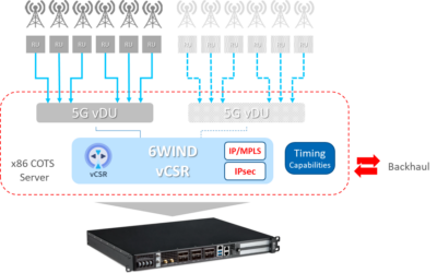 6WIND Virtual Cell Site Router Performance with Intel