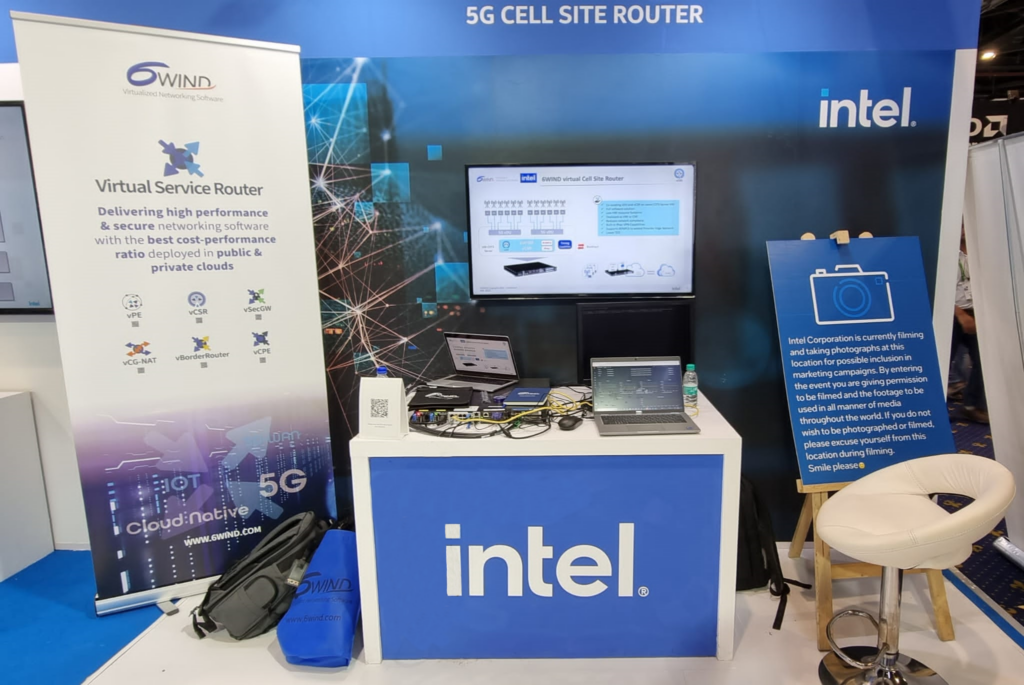 6WIND Virtual Cell Site Router Performance with Intel
